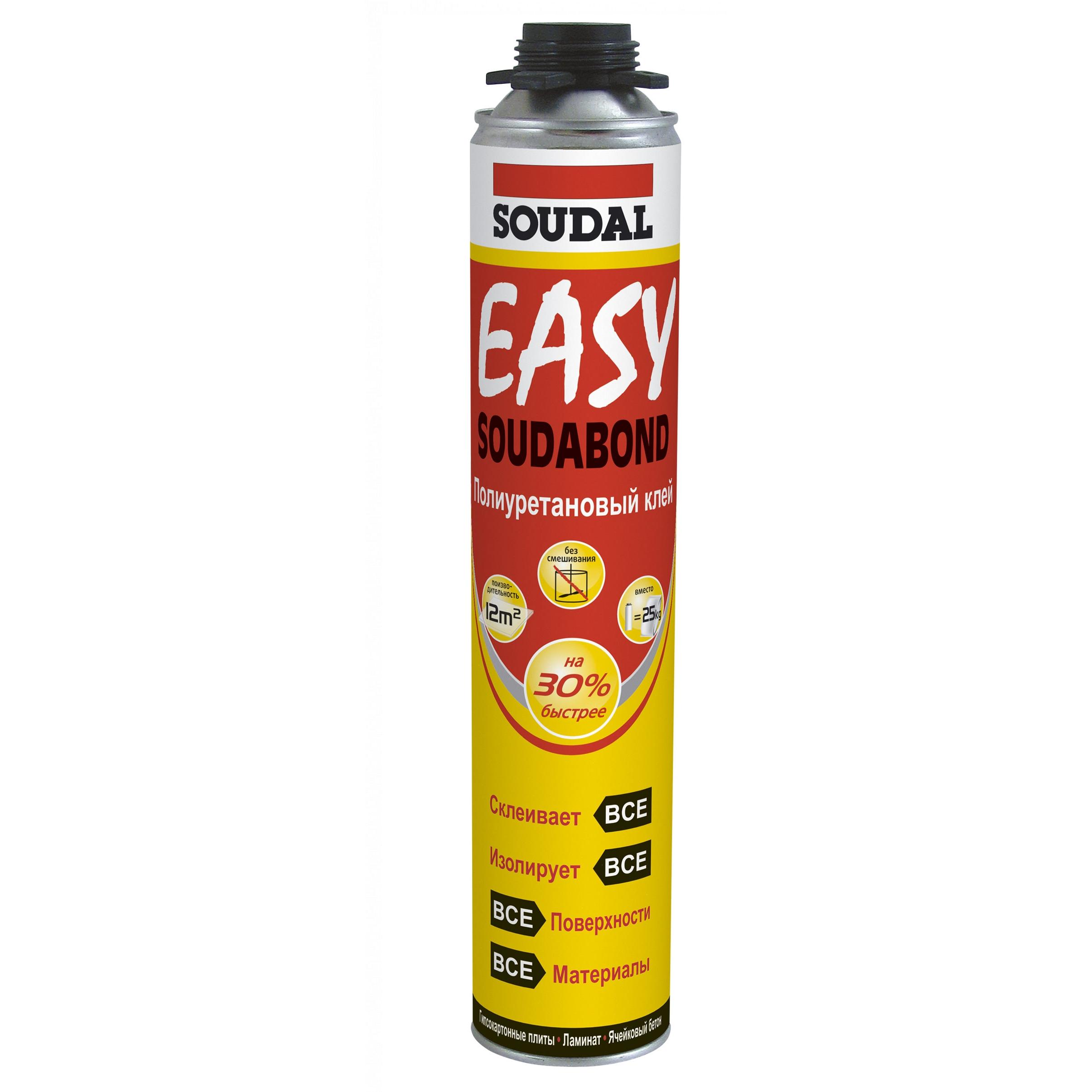 Клей строительный полиуретановый Soudal SOUDABOND Easy Genius Gun 750 ...